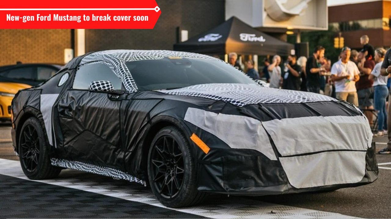 Seventh-generation Ford Mustang to debut next month on this date