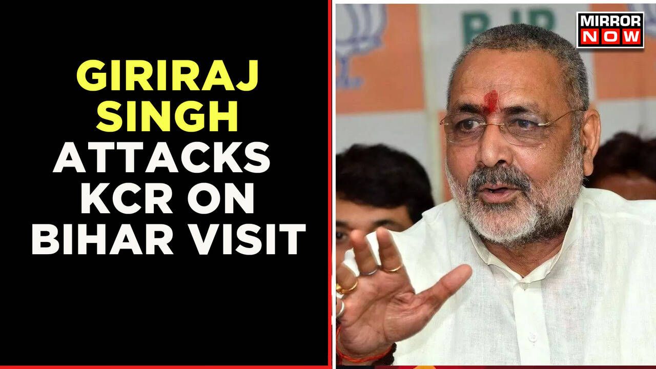 BJP's Union Minister Giriraj Singh Attacks K Chandrashekar Rao On ...