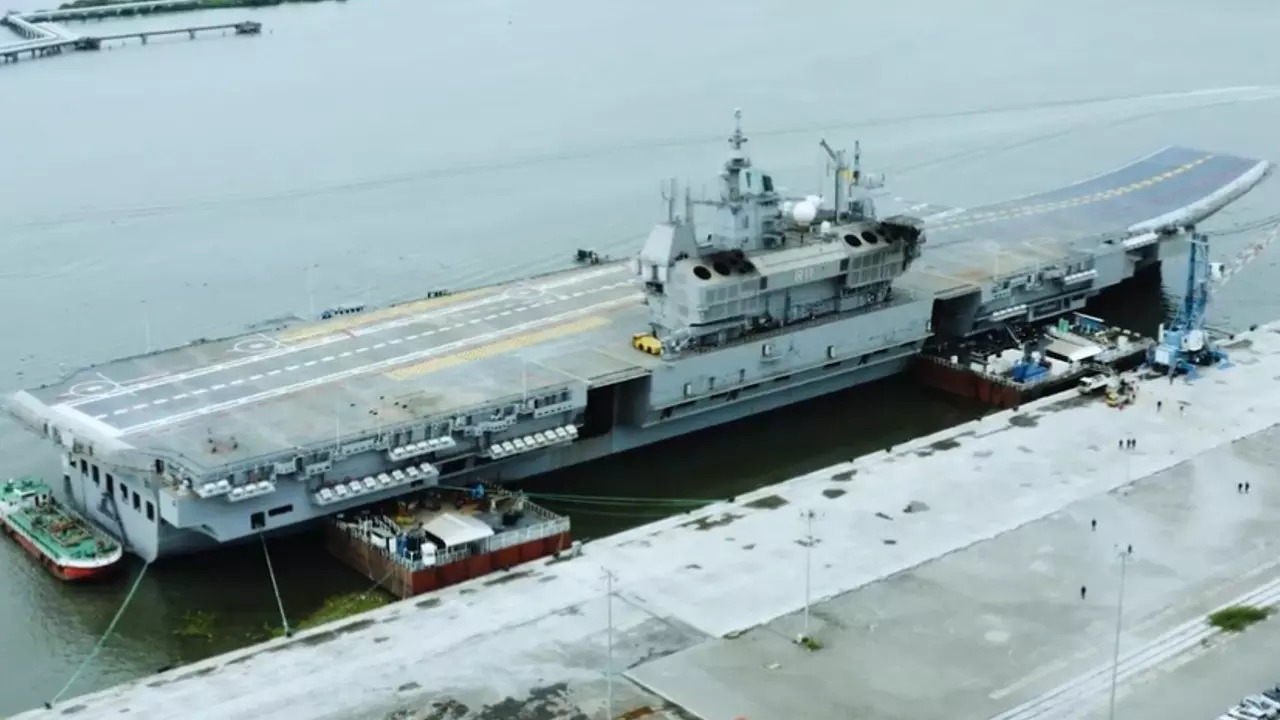 INS Vikrant, largest ship ever built in India's maritime history, puts ...