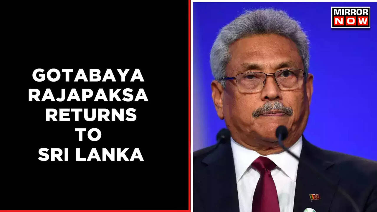 Gotabaya Rajapaksa, Who Fled The Country Has Returned To The Country ...