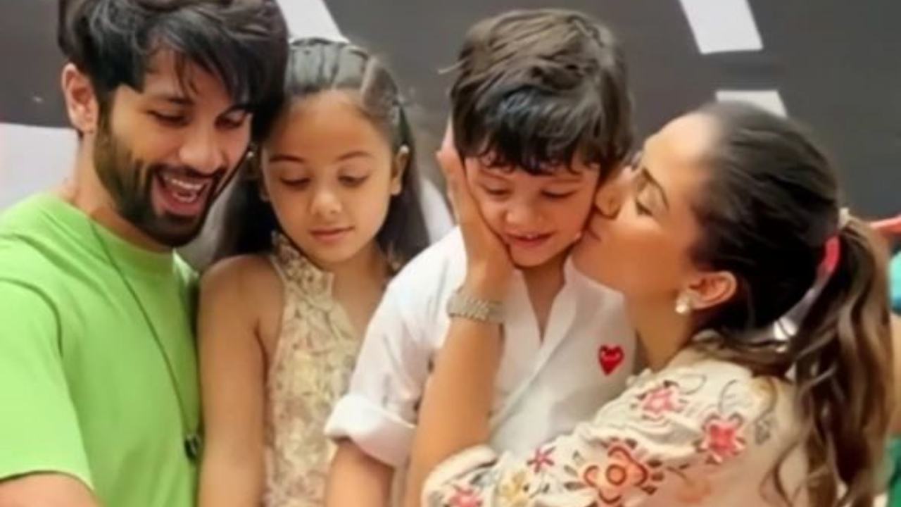 Shahid Kapoor, Mira Rajput cheer for son Zain on 4th birthday as he ...