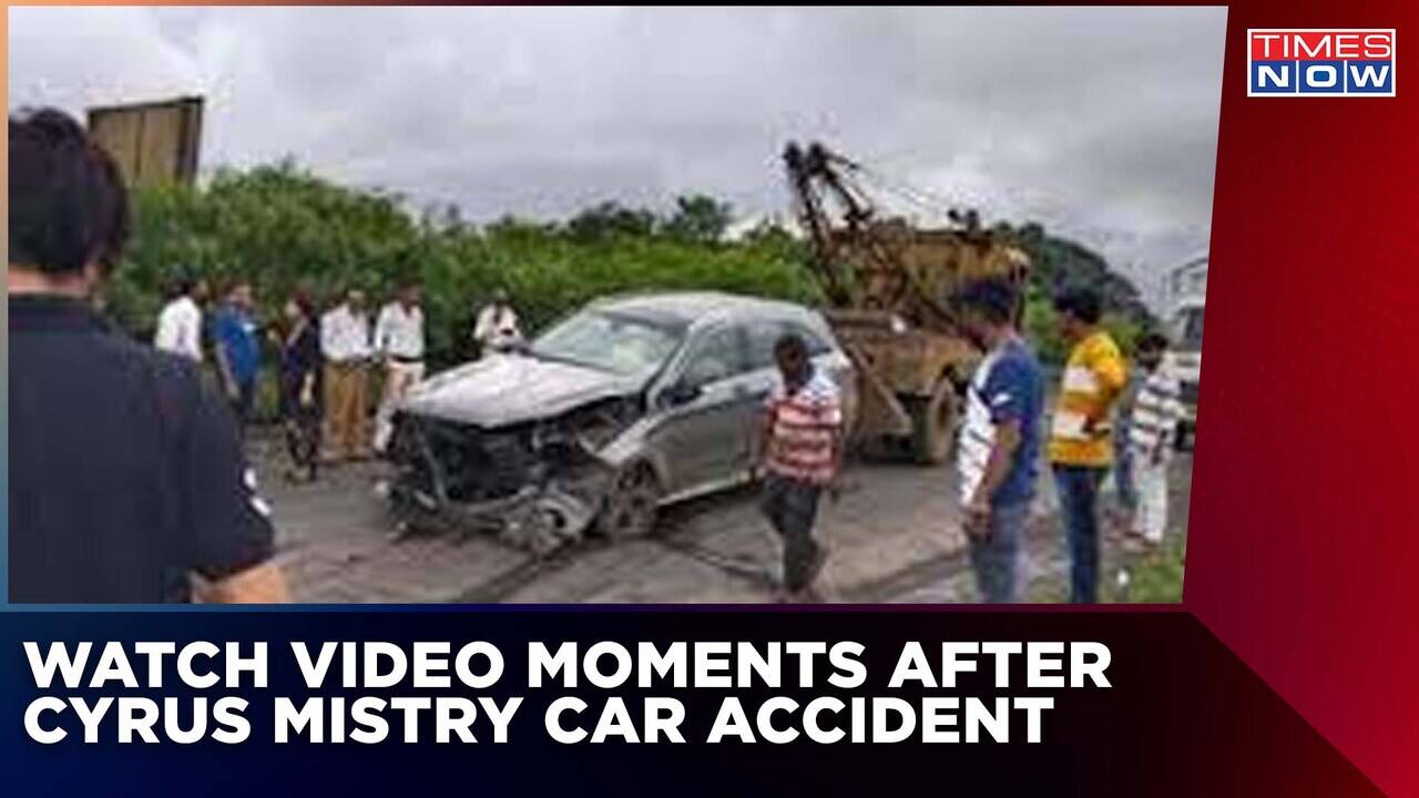 Cyprus Mistry Dies In Car Mishap | Video Moments After His Accident ...