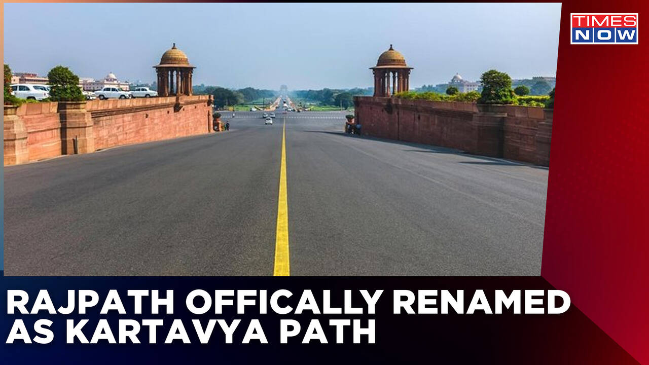 Delhi's Rajpath Is Now Officially Kartavya Path | Central Vista ...
