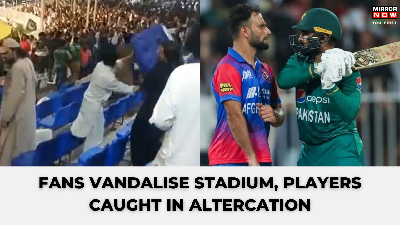 Afghan vs Pak | Afghanistan Pakistan Fans Fighting | Asif Ali Fight ...