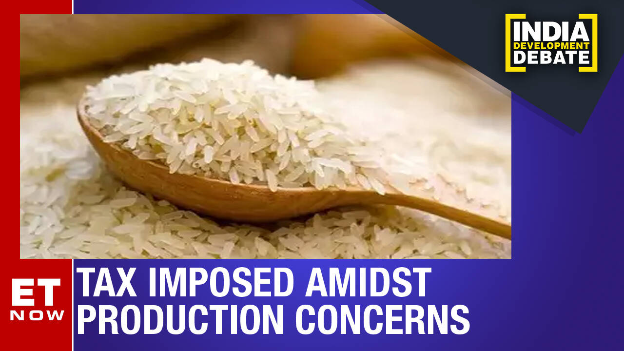 Now, Centre Imposes 20% Tax On Rice Exports | India Development Debate | Times Now
