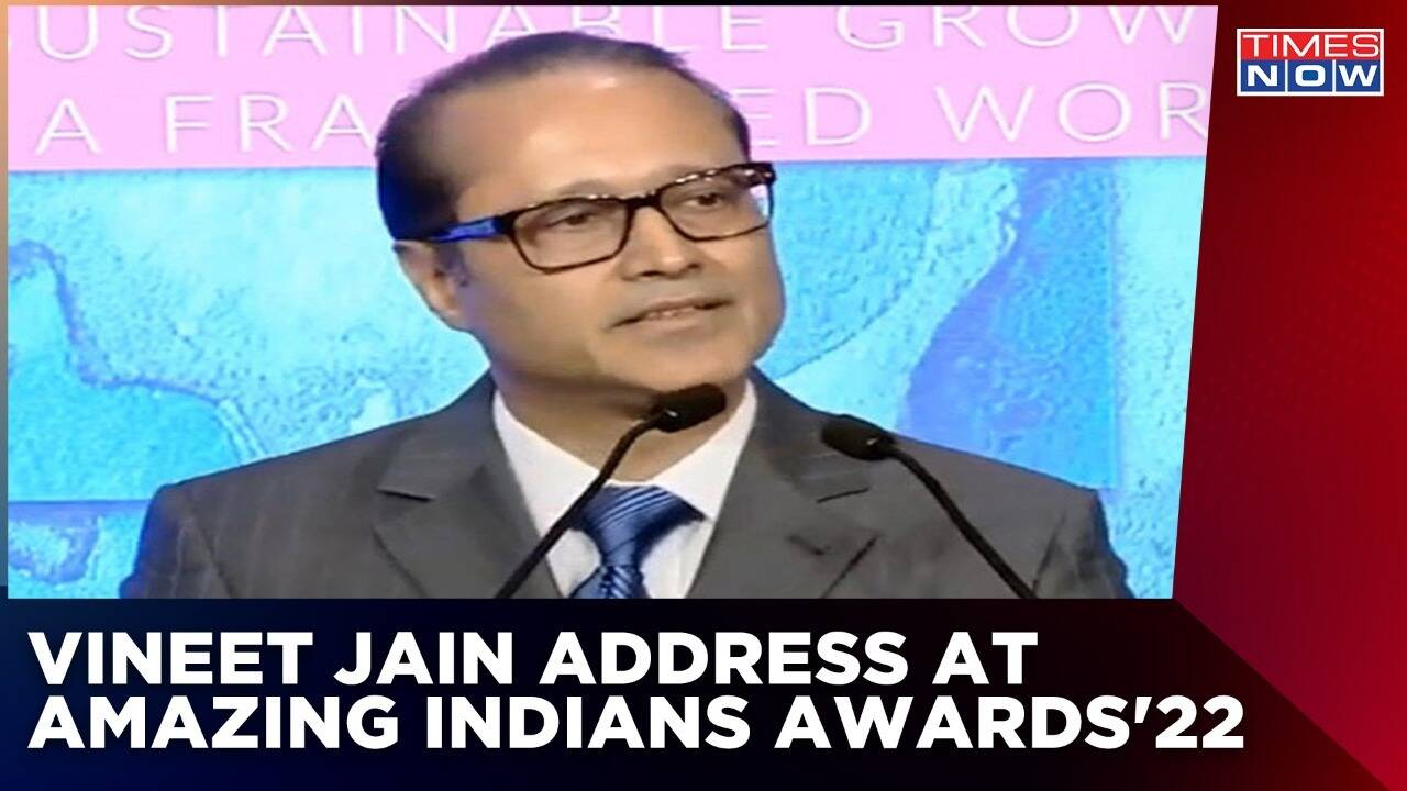 Amazing Indians Awards 2022 | Times Group MD Vineet Jain Thanks Amazing ...