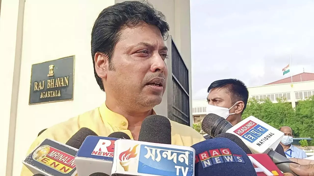 BJP announces Biplab Kumar Deb's name as its Rajya Sabha candidate from ...