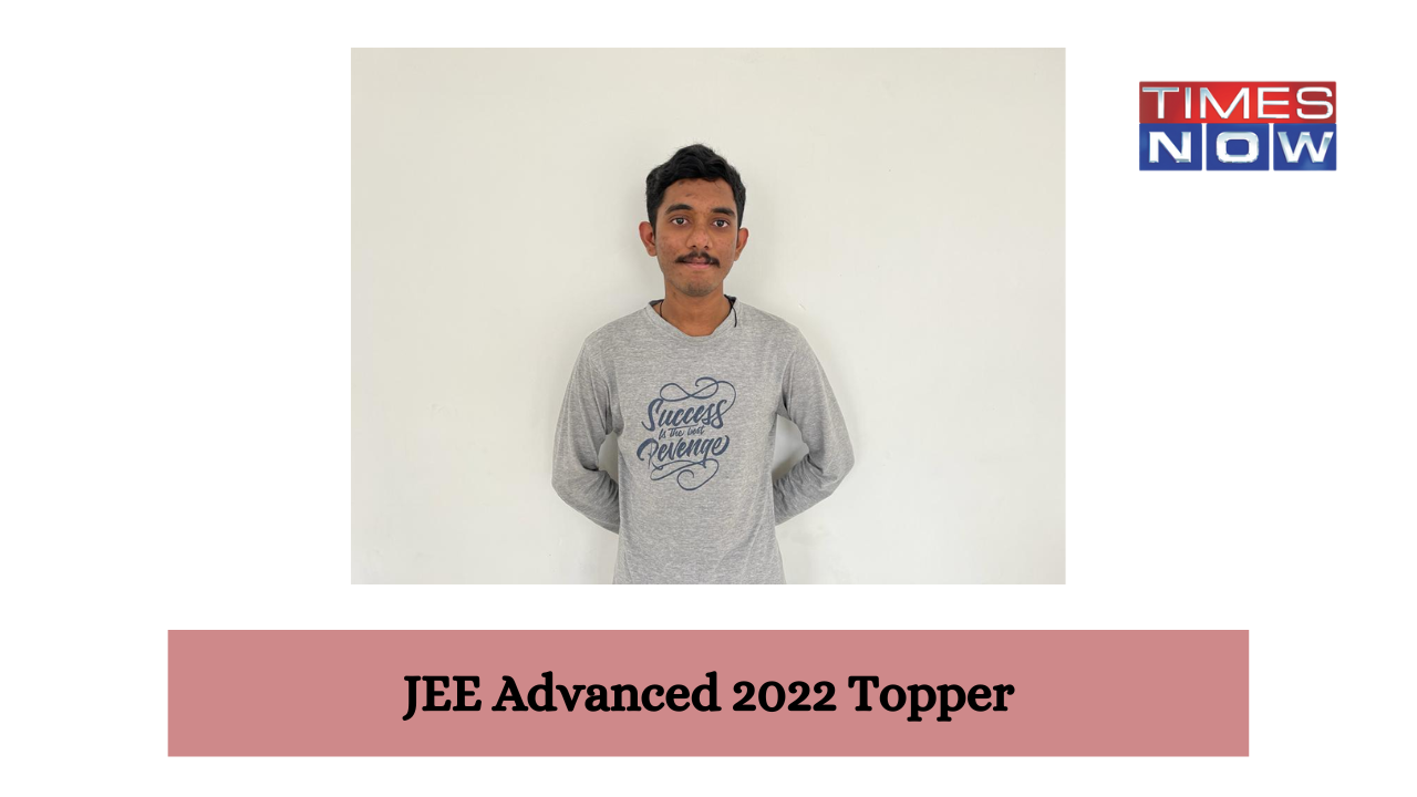 JEE Advanced 2022 Topper: Karnataka boy, Shishir RK tops IIT JEE ...