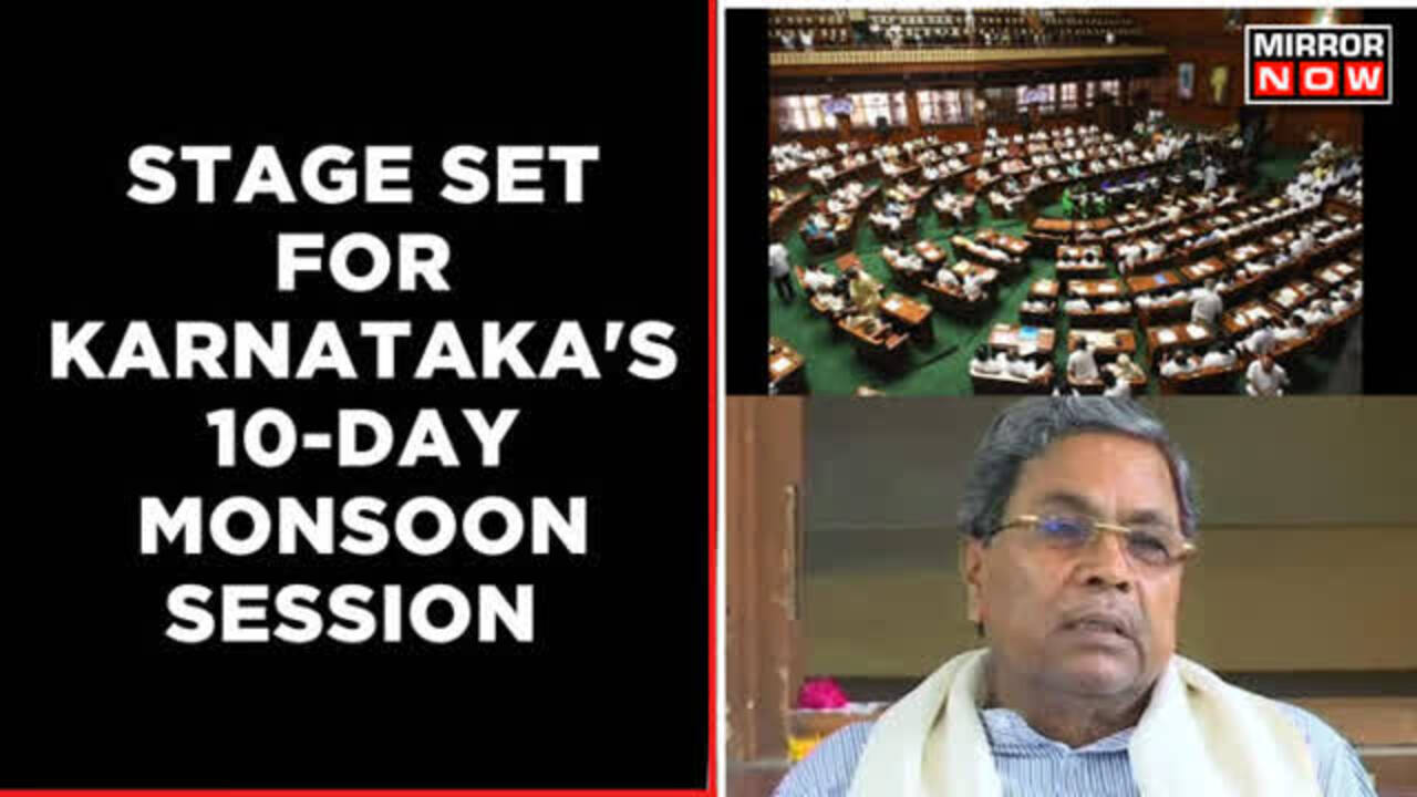 Stage Set For Karnataka's 10-Days Monsoon Session 'Nataka' | Latest ...