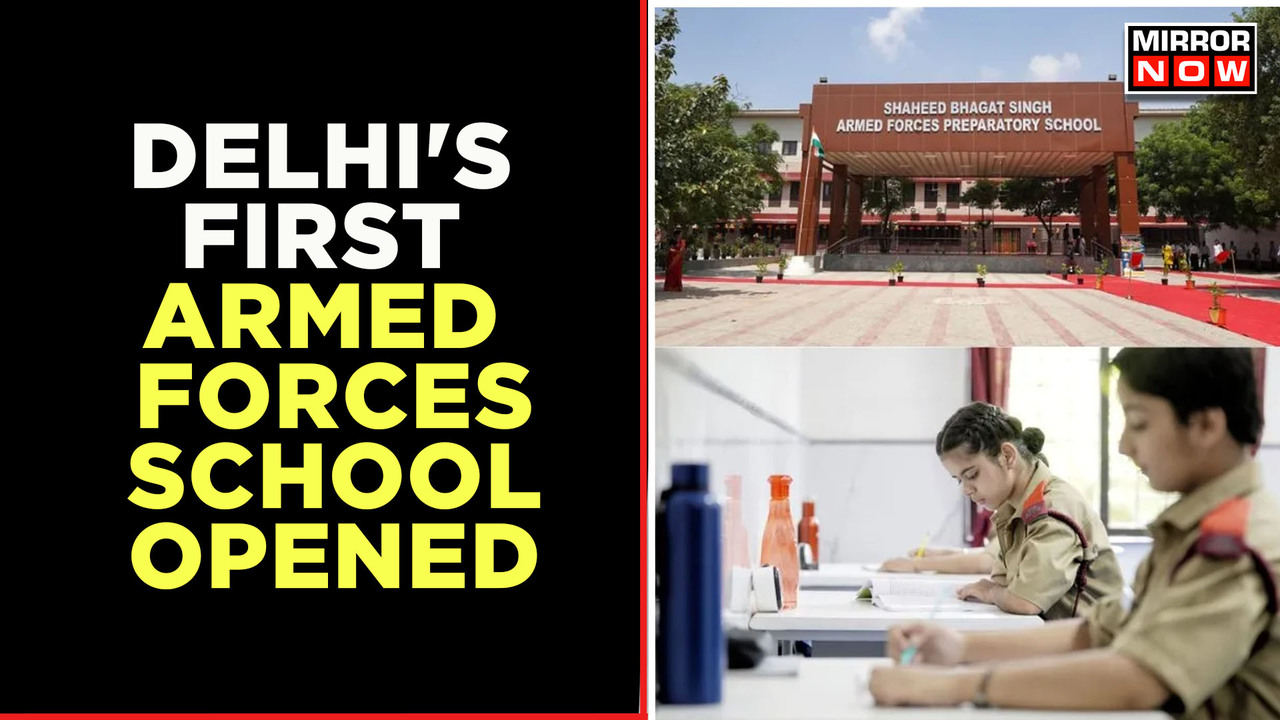Delhi's First Shaheed Bhagat Singh Armed Forces Preparatory School Inaugurated By CM Arvind ...