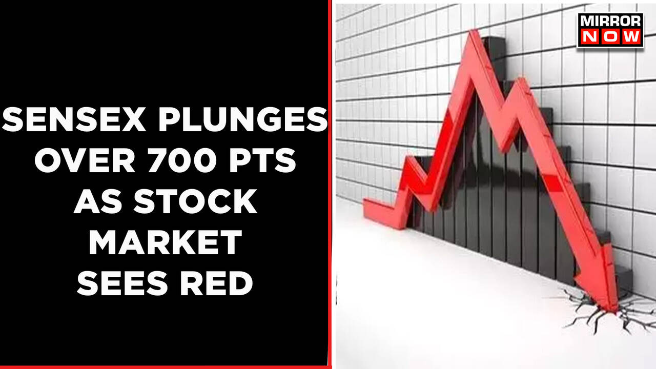 Sensex Plunges Over 700 Points Nifty Falls Over 190 Points Stock