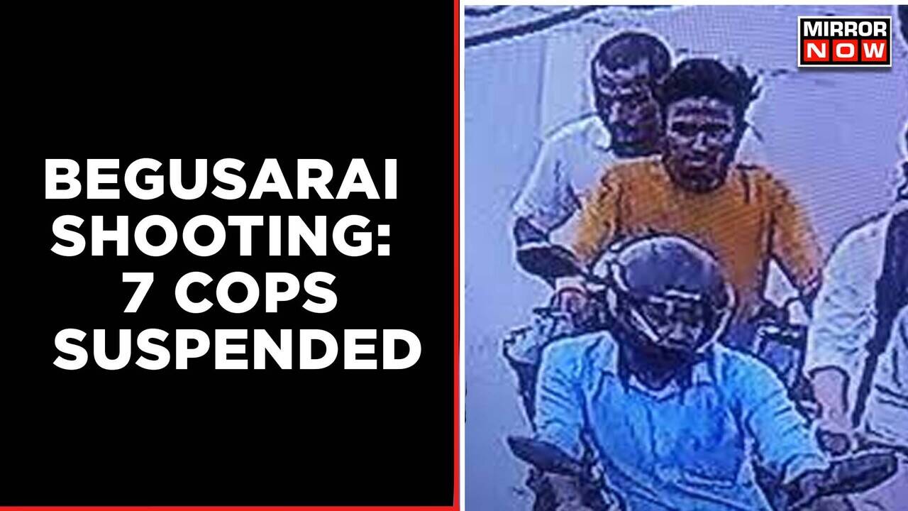 Begusarai Shooting: 7 Cops Suspended; Police Release Images Of Suspects ...