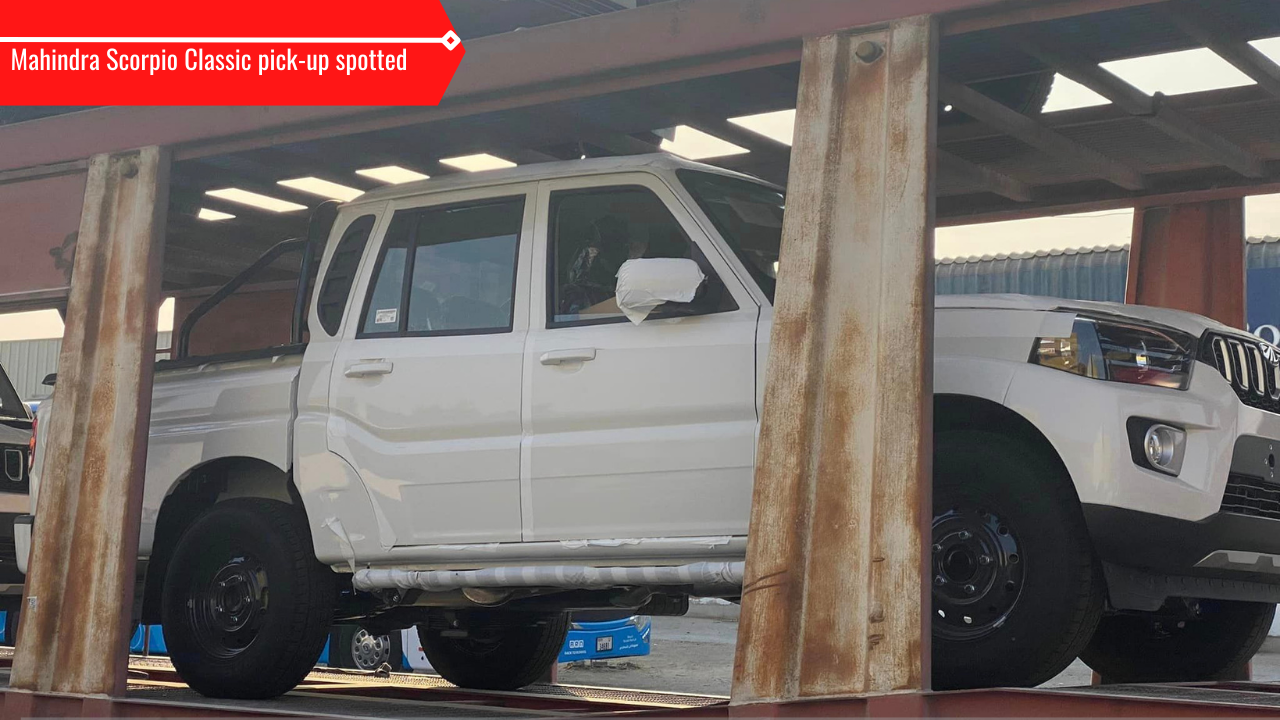 New Mahindra Scorpio Classic pick-up truck spotted | Car News News ...