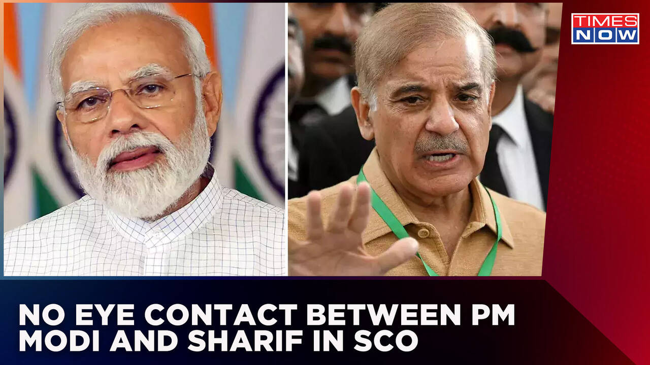 PM Modi Didn't Greet Pakistan's PM Shehbaz Sharif In SCO Summit ...
