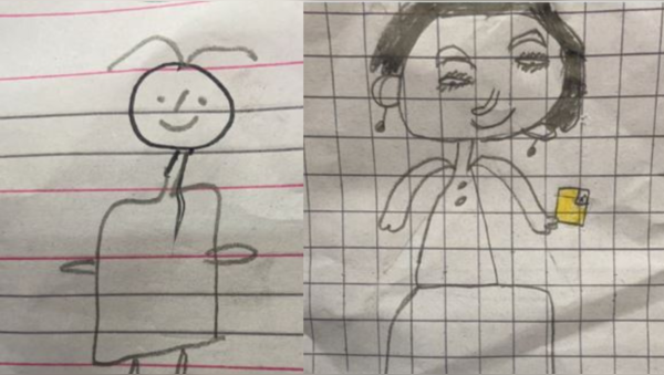 Teacher asks students to draw her picture, their creative drawings ...