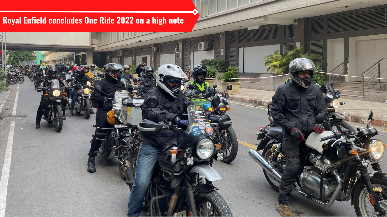 Royal Enfield concludes 11th edition of 'One Ride' globally on ...
