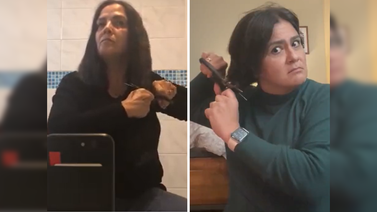 Viral: Iranian women chop off hair in a symbolic act of opposition to ...