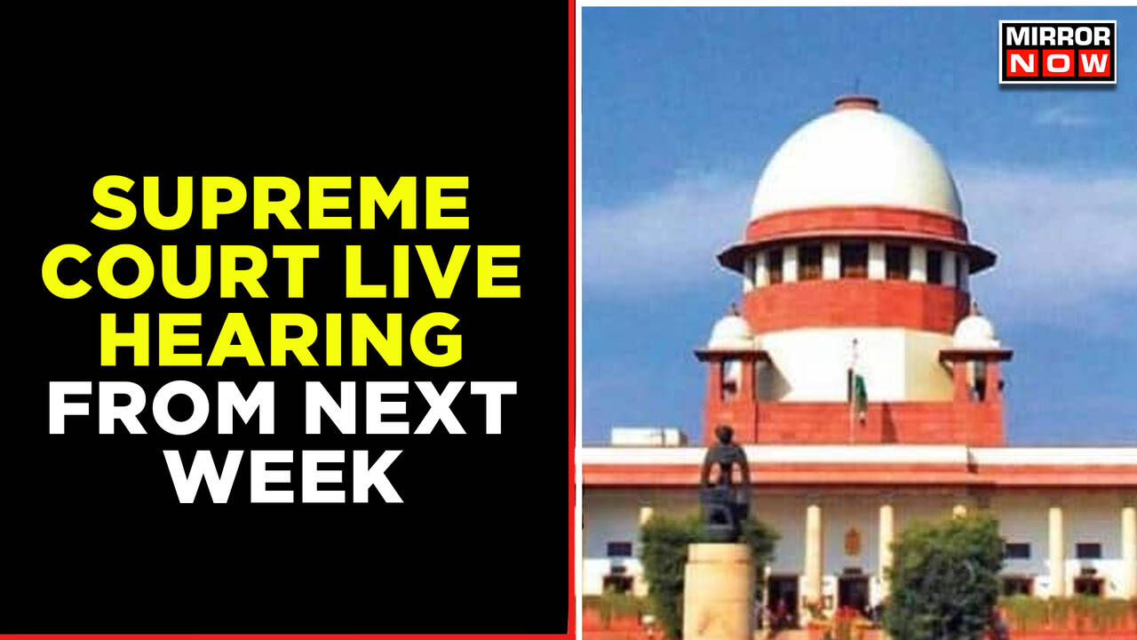 All SC Constitution Bench Proceedings To Be Live-Streamed From This Date | English News | Times Now