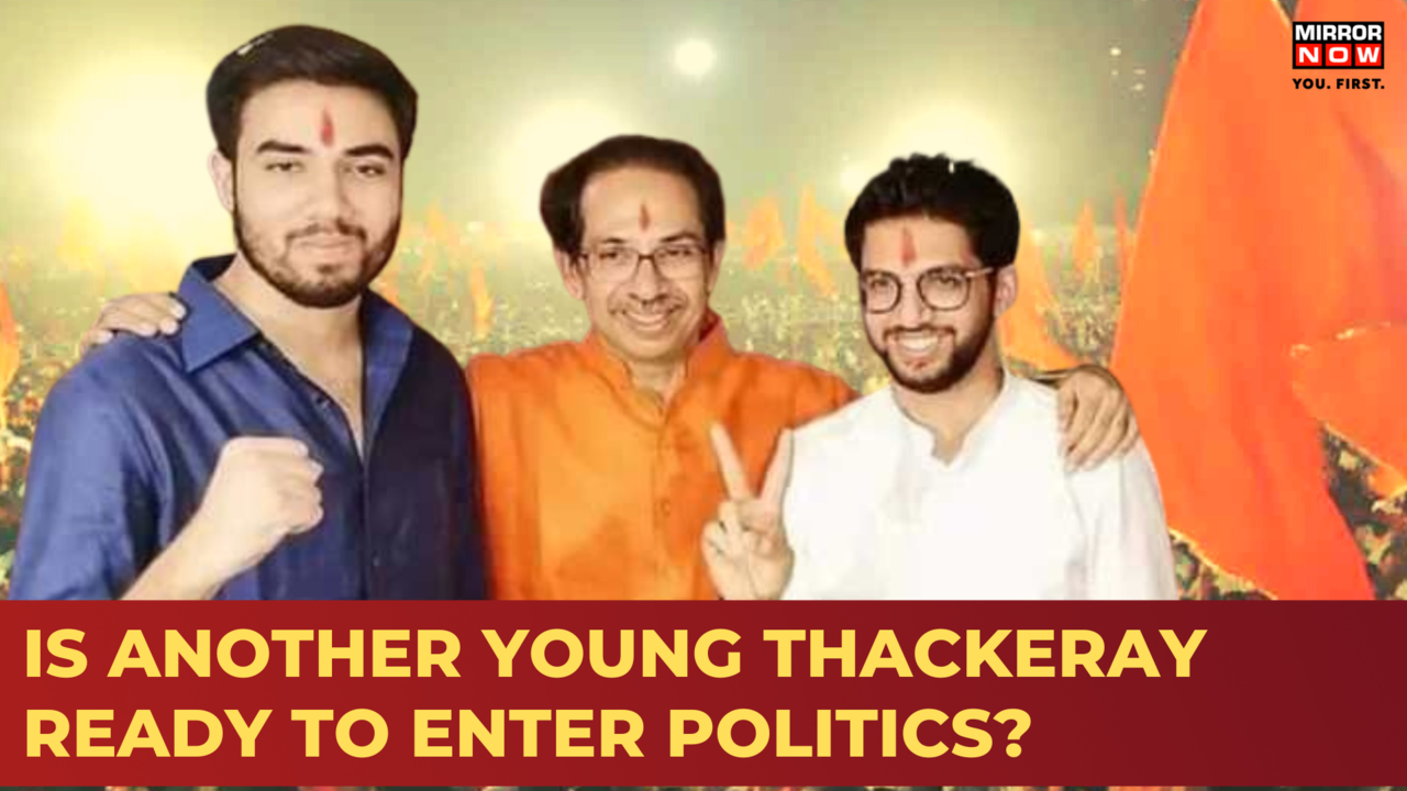 Tejas Thackeray on Sena's Dussehra Posters | Uddhav Thackeray’s Younger ...
