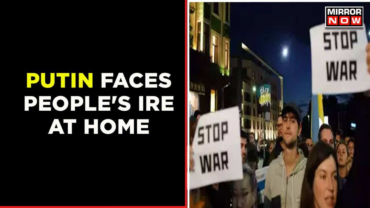 Anti-War Protest In Russia | 1000 Held In Anti-War Demonstrations ...