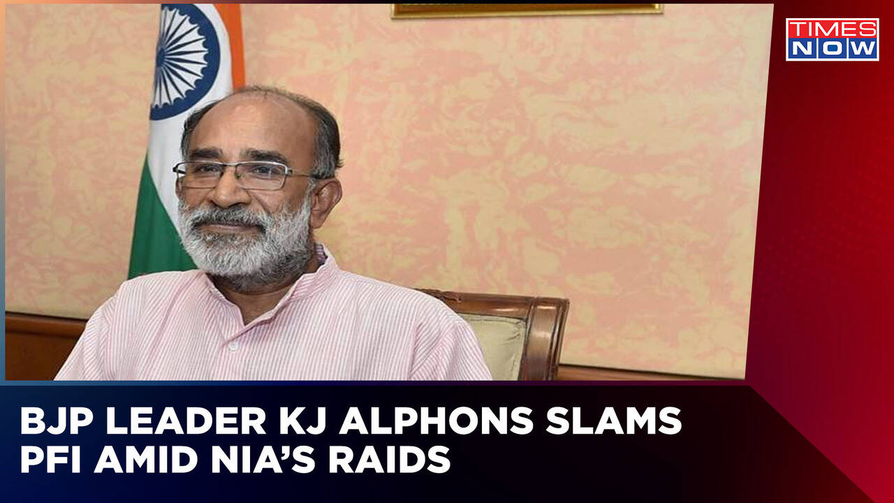'PFI Is A Kind Of Time Bomb', Says BJP Leader KJ Alphons Amid Massive ...