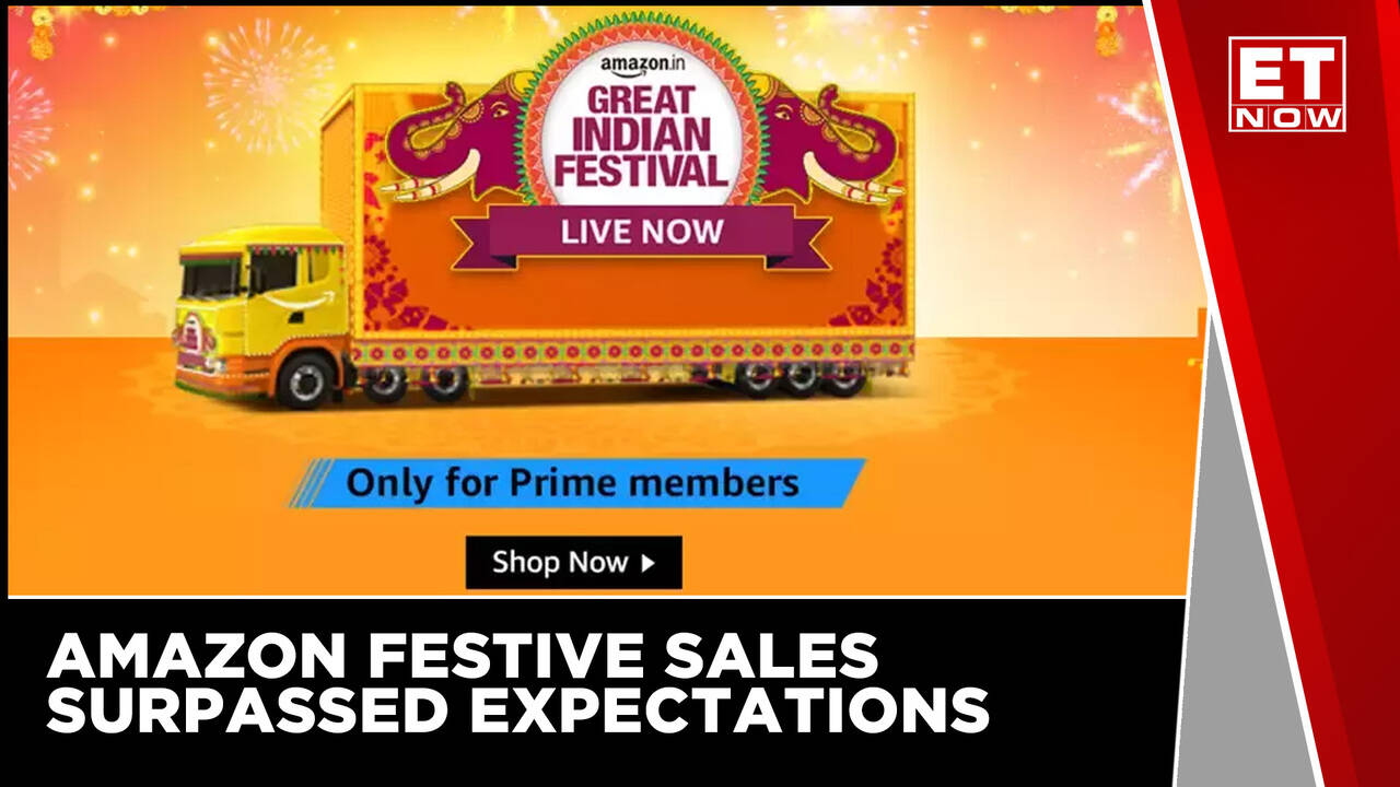 Festive sales surpassed expectations | Manish Tiwary, Amazon India | ET Now