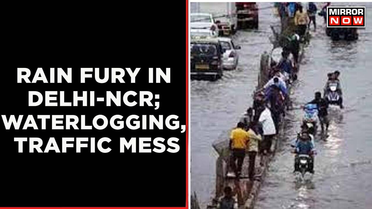 Rain Fury In Delhi-NCR | Millennium City Downs, Admin Helpless | English News | Times Now