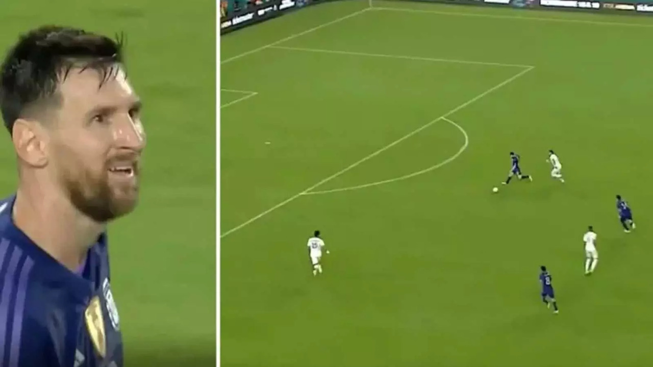 Watch: Lionel Messi's outrageous chip goal for Argentina that sent ...