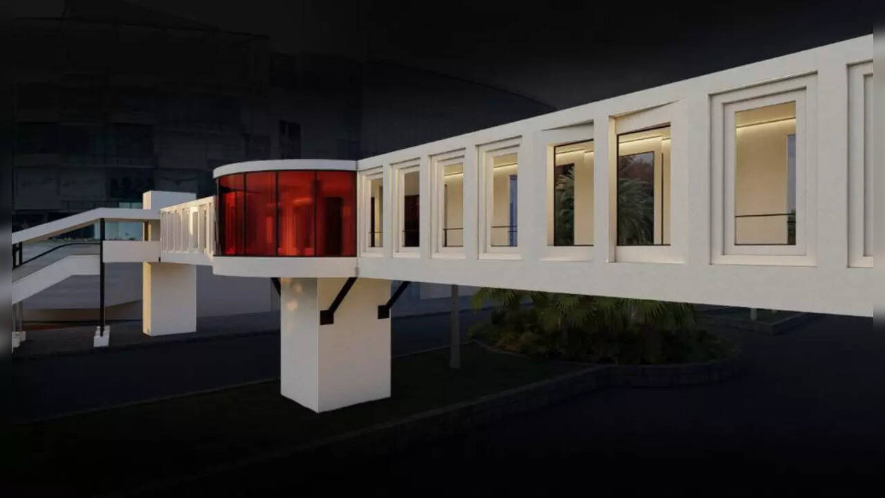Take a look at Hyderabad's new 3D Foot over Bridge; facility to be ...