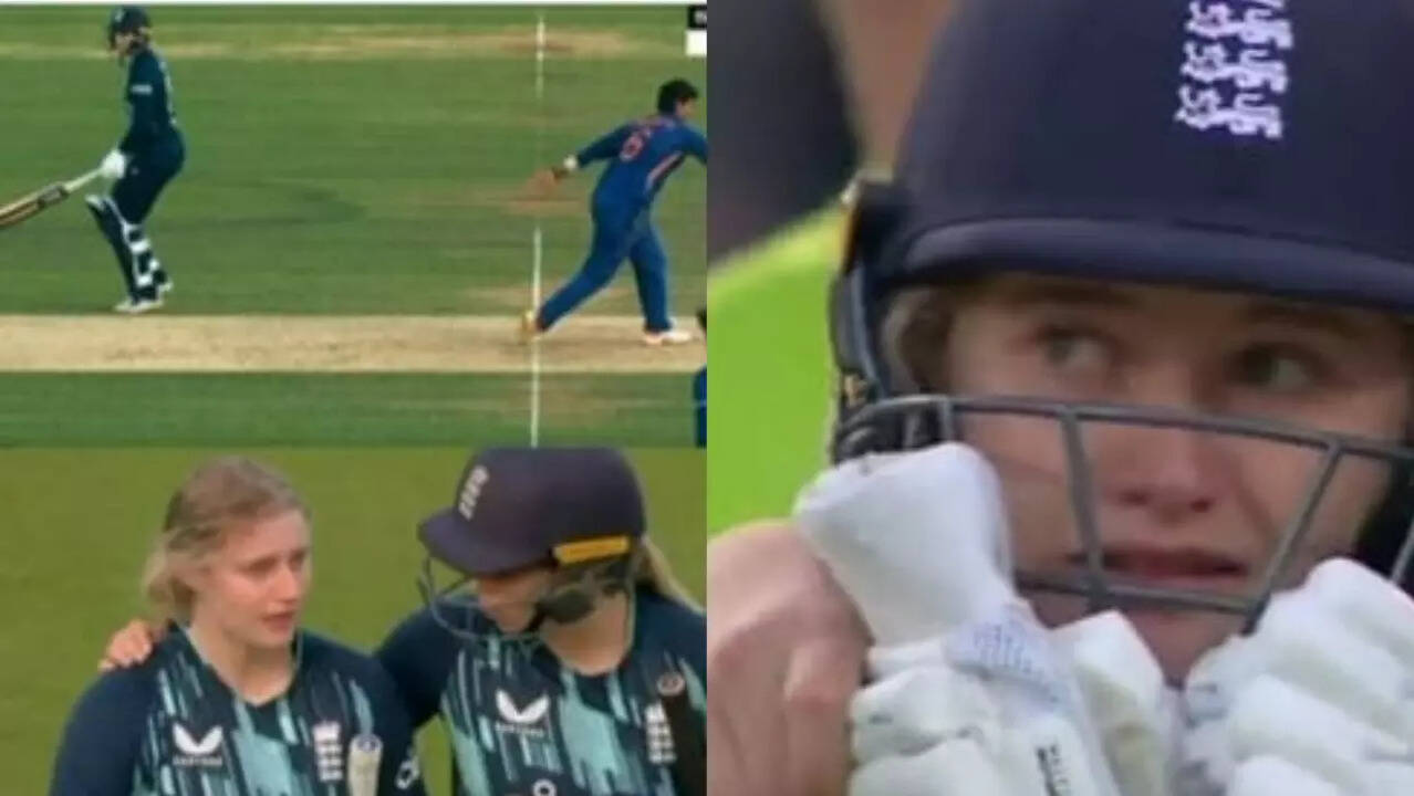 WATCH: England's Charlotte Dean left teary-eyed after getting run-out ...