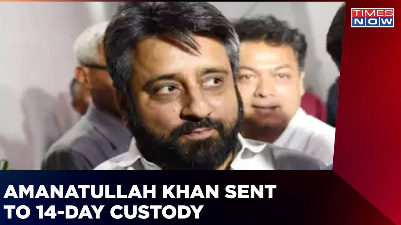 AAP MLA Amantullah Khan Sent To 14-Day Judicial Custody | Delhi Waqf Board Scandal | English ...