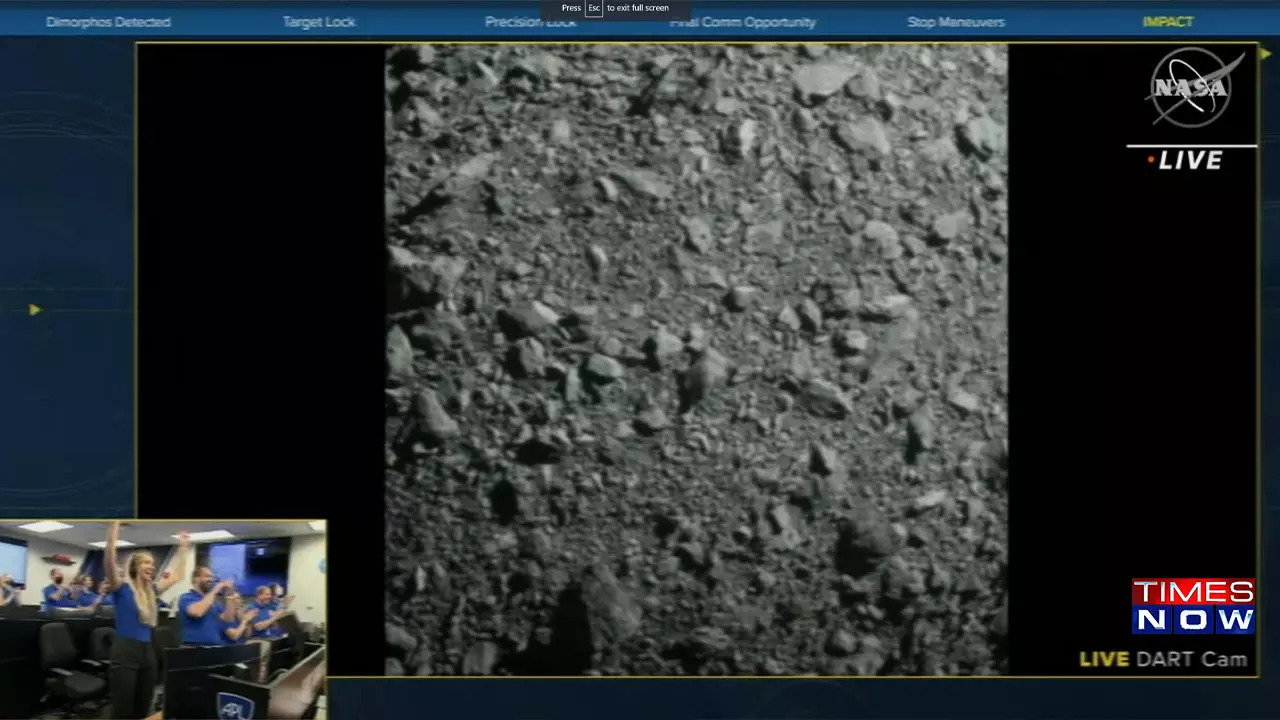 NASA DART Mission: Check out the moment of impact, Images, and videos from telescopes on earth ...