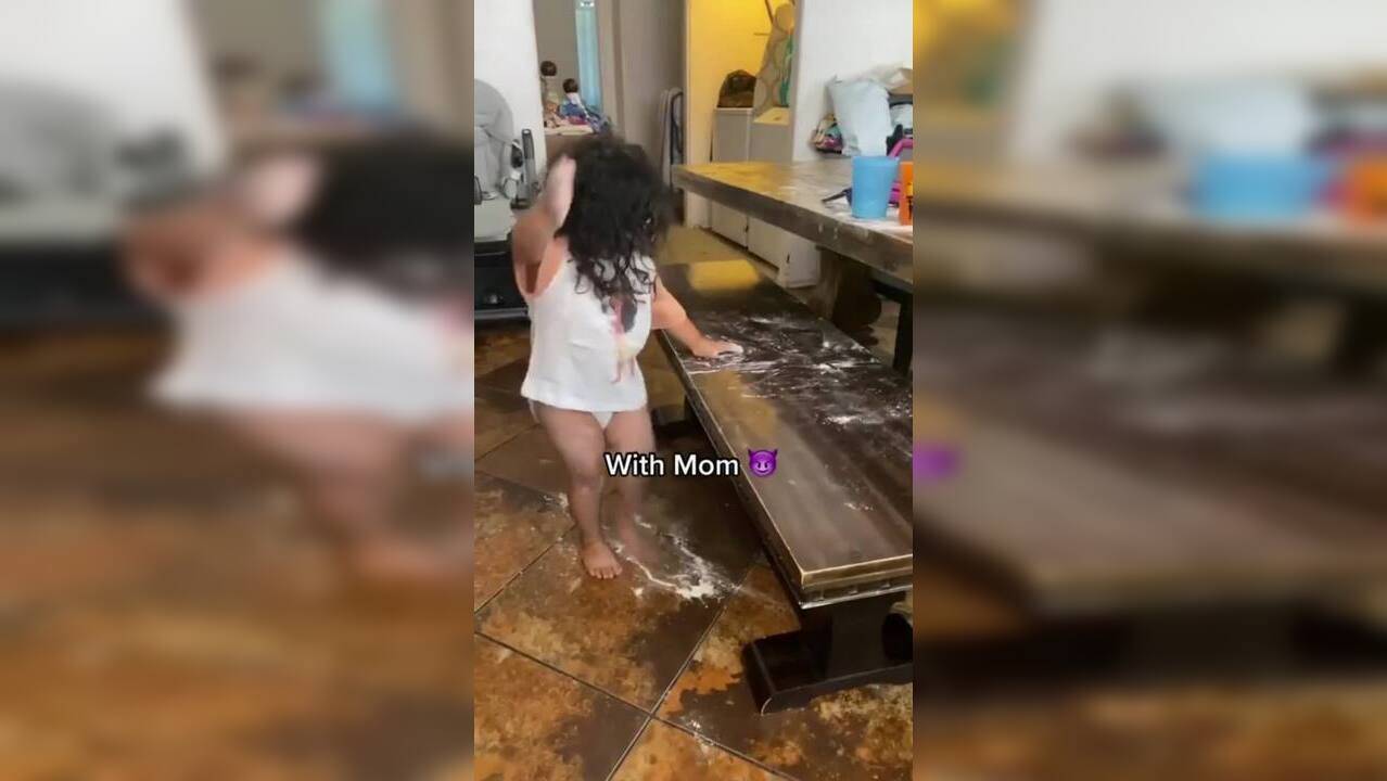 Viral video: Daughter's extreme reaction to dad and mom cracks up the ...