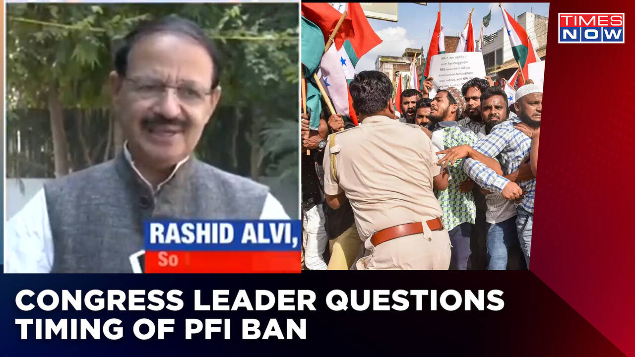Congress Leader Rashid Alvi Questions Timing Of Ban On PFI, Asks Why Ban Only On 5 Years ...