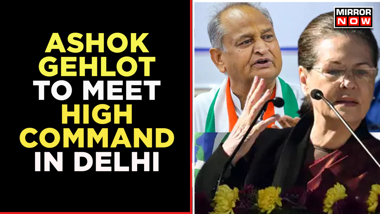 Rajasthan CM Ashok Gehlot To Meet Sonia Gandhi In Delhi After Show Cause Notices To 3 Congress ...