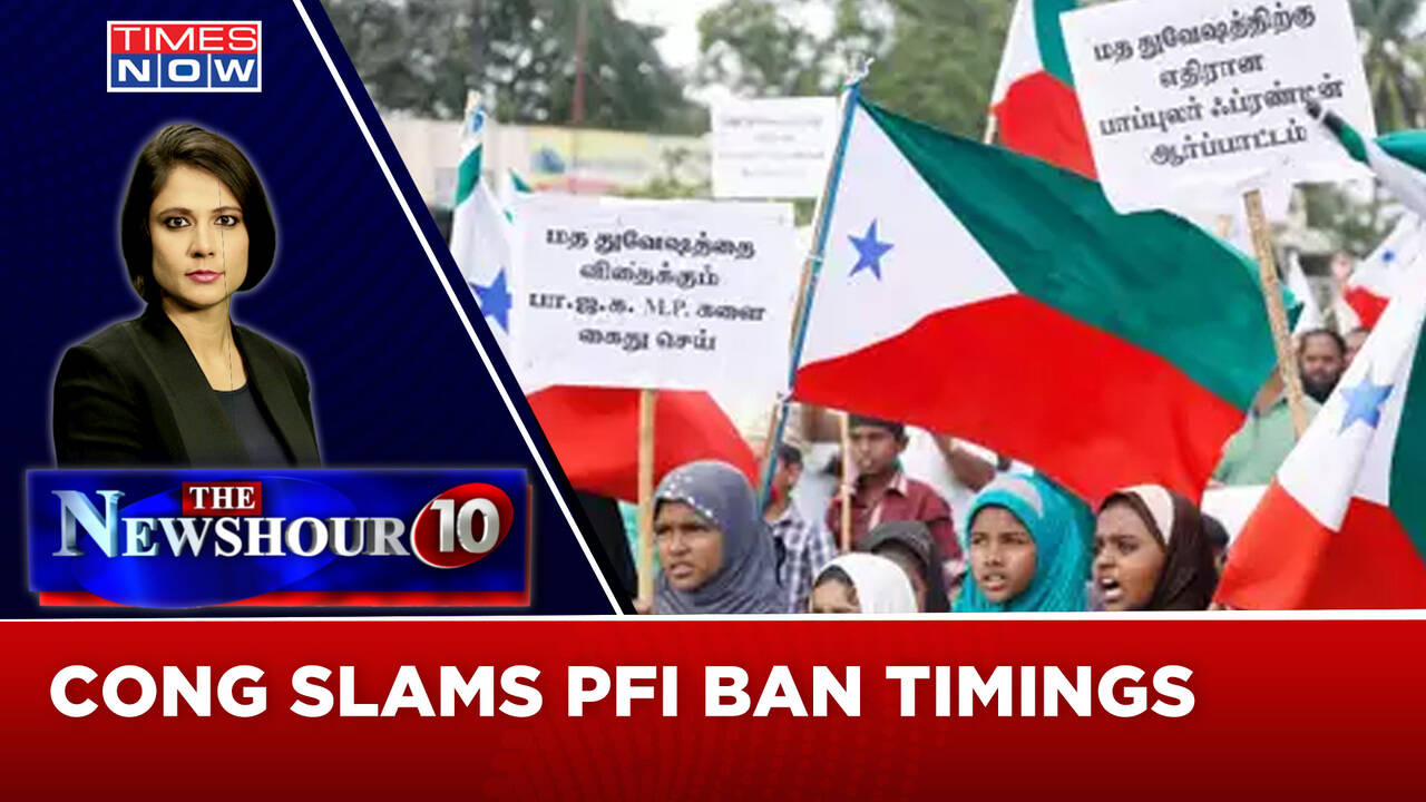 PFI Banned: Cong Doubts Timing, Slams 'Prepoll Polarization' | Politics For Vote bank ...