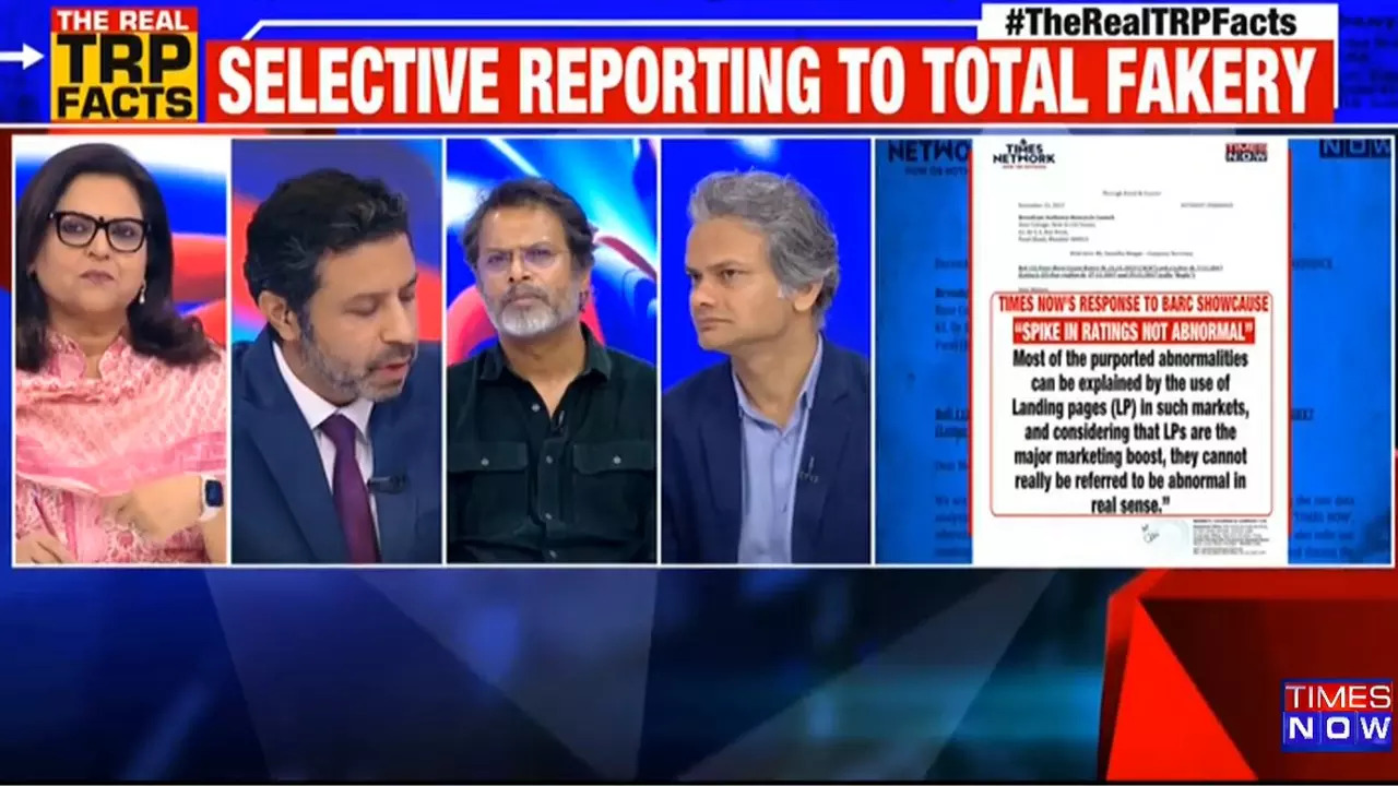 The Real TRP facts: Times Now exposes malicious propaganda | India News ...