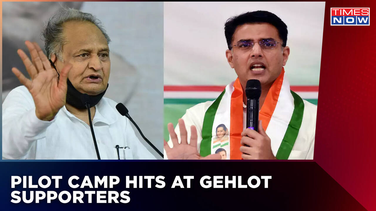 Political Tussle Between Two Congress Camps In Rajasthan, Pilot Factions Hits Out At Gehlot ...