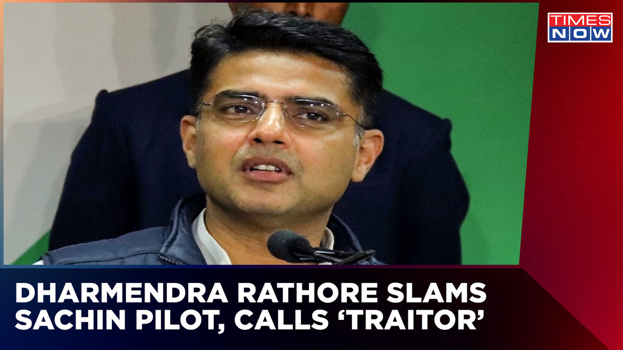 Ashok Gehlot's Close Aide Dharmendra Rathore Calls Sachin Pilot A ...