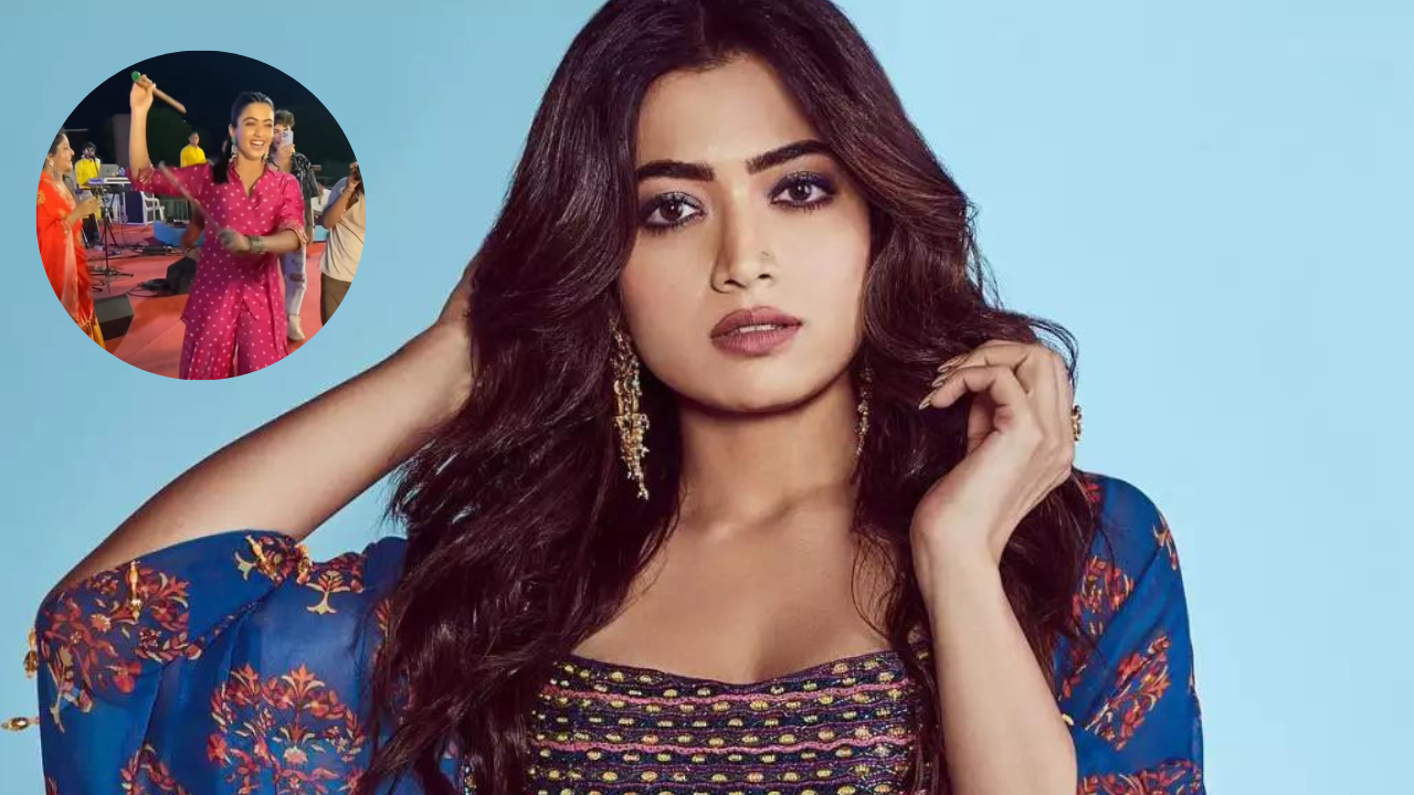 Rashmika Mandanna impresses with her dandiya moves as she celebrates ...