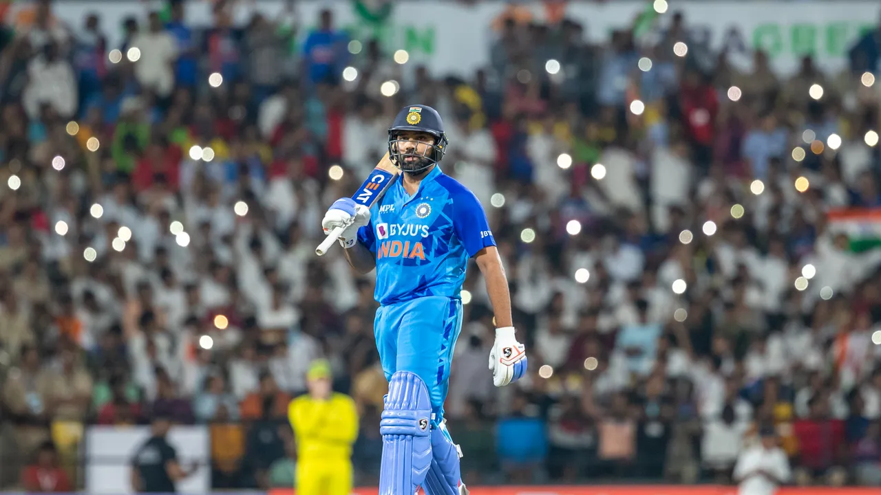 India captain Rohit Sharma creates history in Guwahati T20I, becomes ...