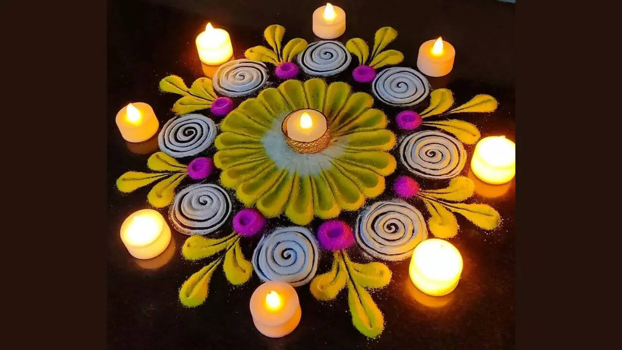 Dussehra Rangoli Design Ideas: Check out DIY Rangoli Design ideas for ...