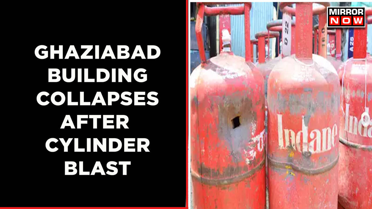 Ghaziabad Cylinder Blast Causes Building To Collapse | Rescue Operations Underway | English News ...
