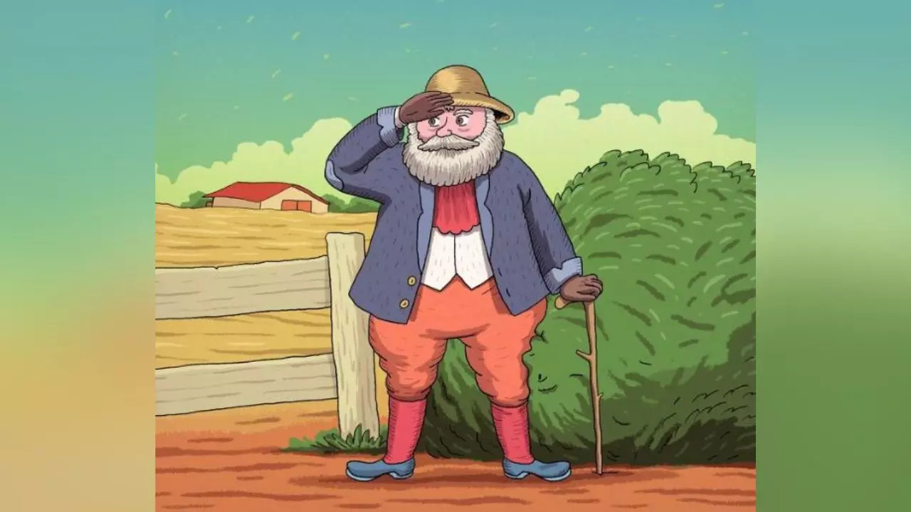 Optical Illusion: Spot the elderly man's wife in 11 seconds and prove ...