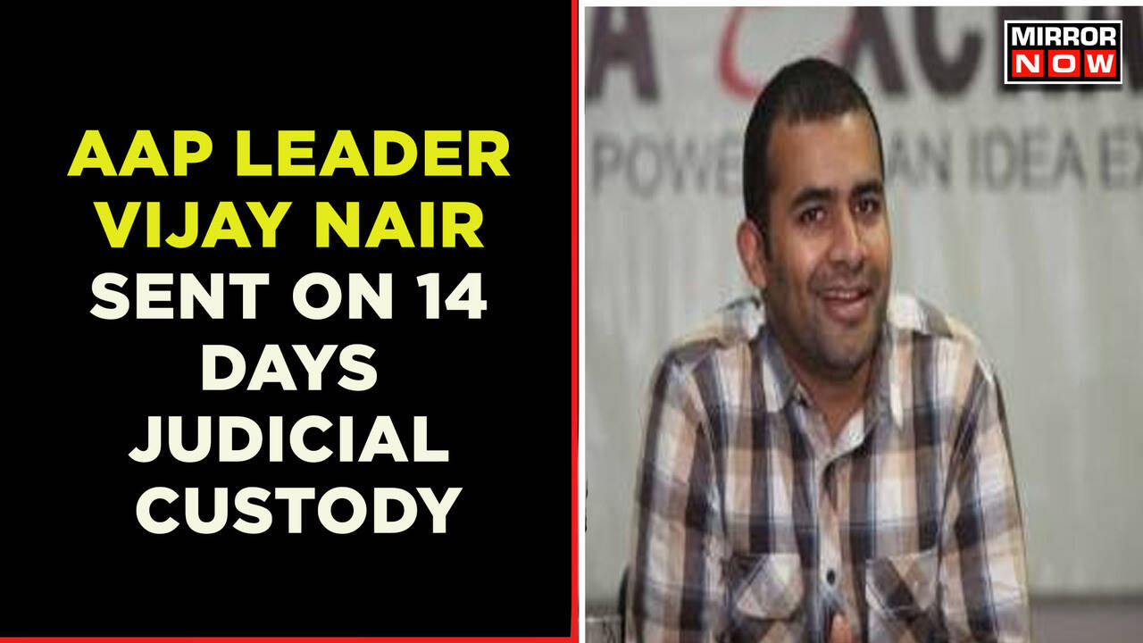 Delhi Special Judge Sent Vijay Nair On 14 Days Judicial Custody In Delhi Liquor Gate | English News