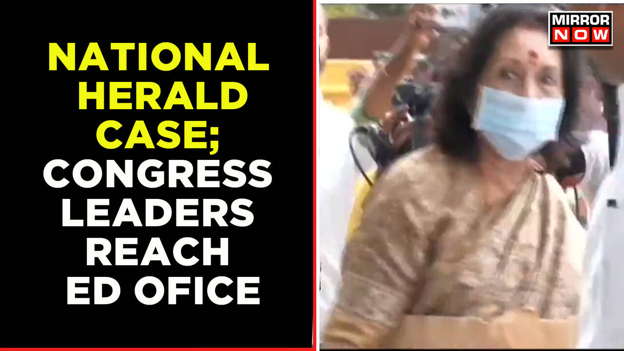 National Herald Case: Congress Leaders Geeta Reddy And Gali Anil ...