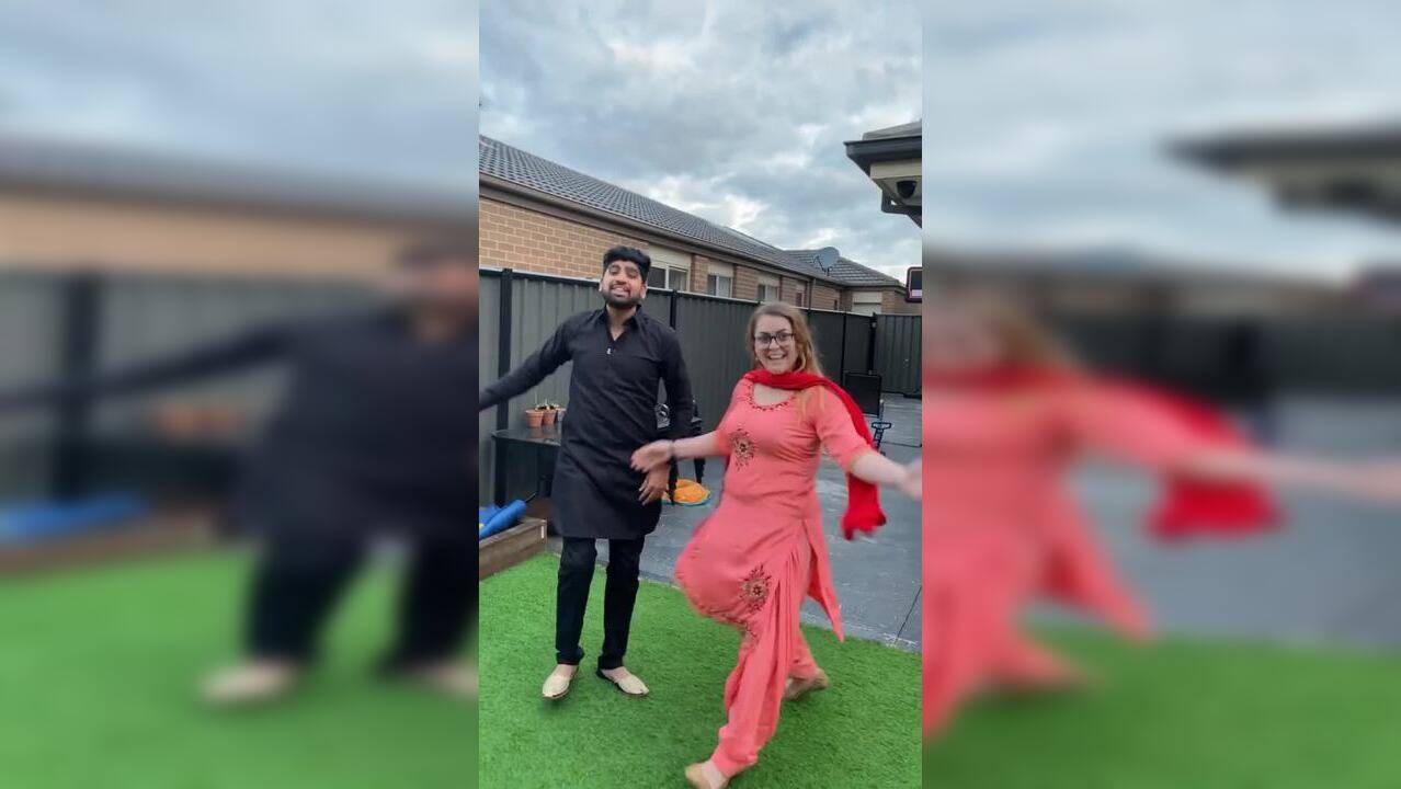 Viral video: Australian woman dancing to Haryanvi song with Indian ...