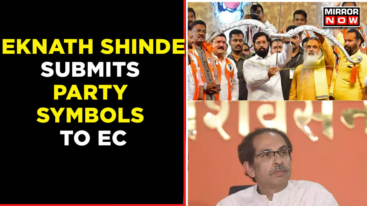 Maha CM Eknath Shinde Submits 3 Symbols & 3 Party Names To Election ...
