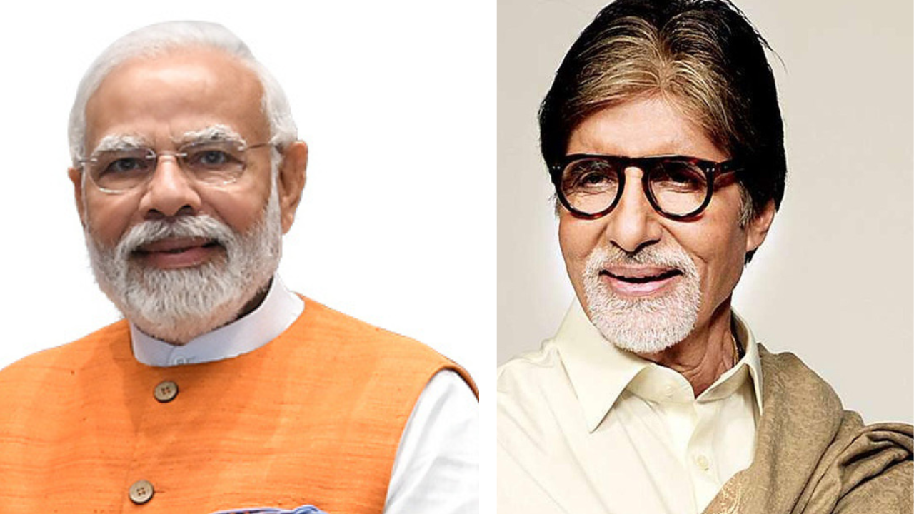 PM Narendra Modi pens heartfelt wish on Amitabh Bachchan's 80th birthday, calls him 'most ...