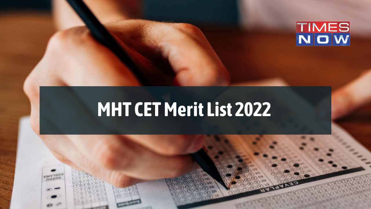 MHT CET 2022 Merit List LIVE: MHT CET Final Merit list today for B.Tech ...